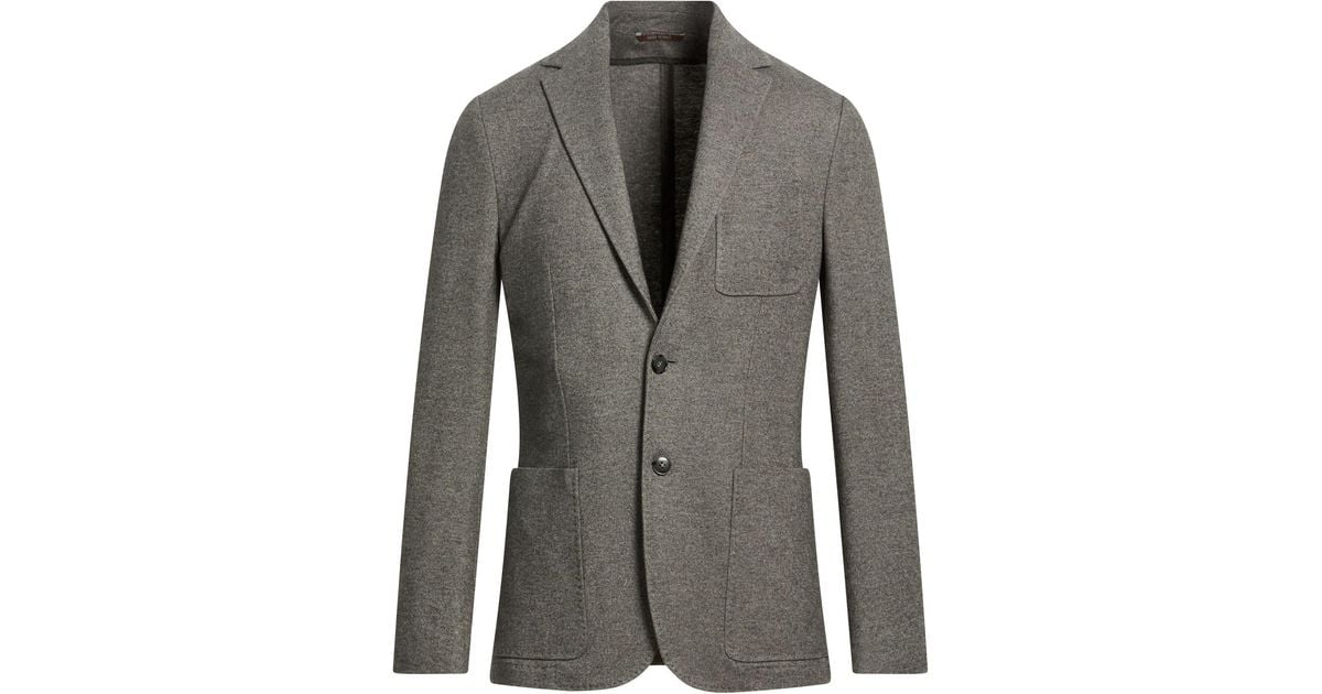 Canali Blazers in Grey for Men | Lyst UK