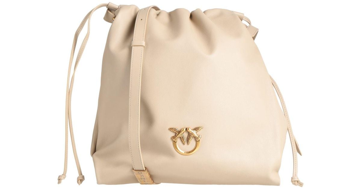 Pinko Cross-Body Bags in Natural | Lyst UK