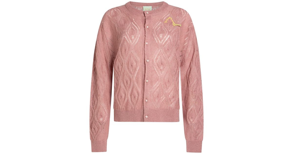 Aries Cardigans in Pink | Lyst