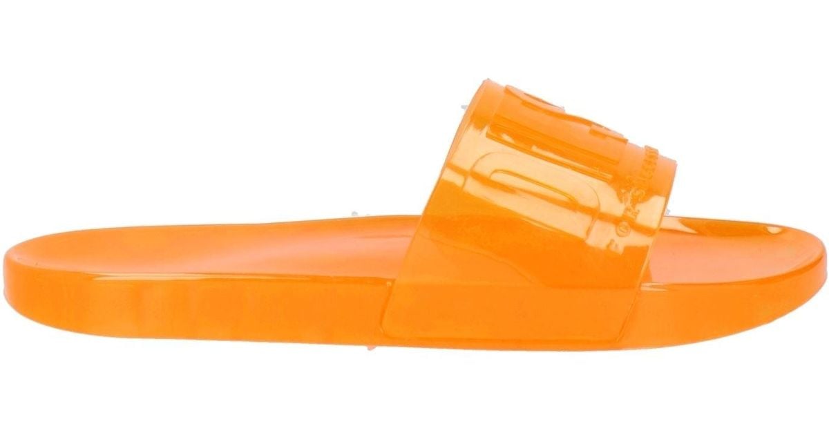 DIESEL Sandals Pvc in Orange | Lyst