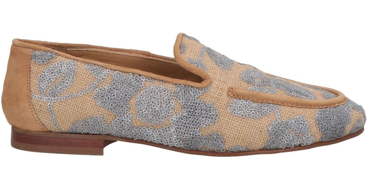 Pedro Miralles Sand Loafers Textile Fibers in Gray | Lyst