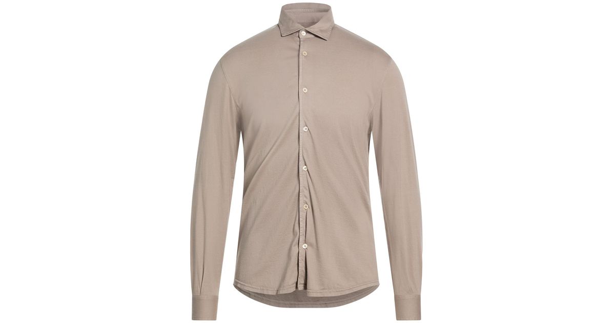 Fedeli Shirts in Grey for Men | Lyst UK