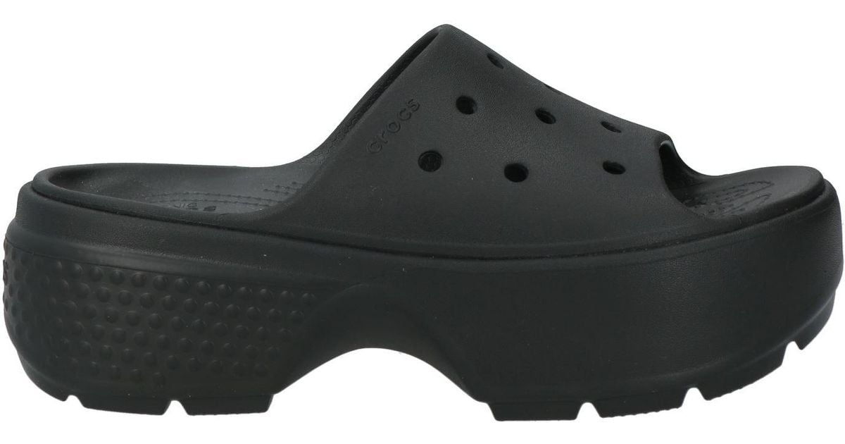 Crocs™ Sandals Rubber in Black | Lyst