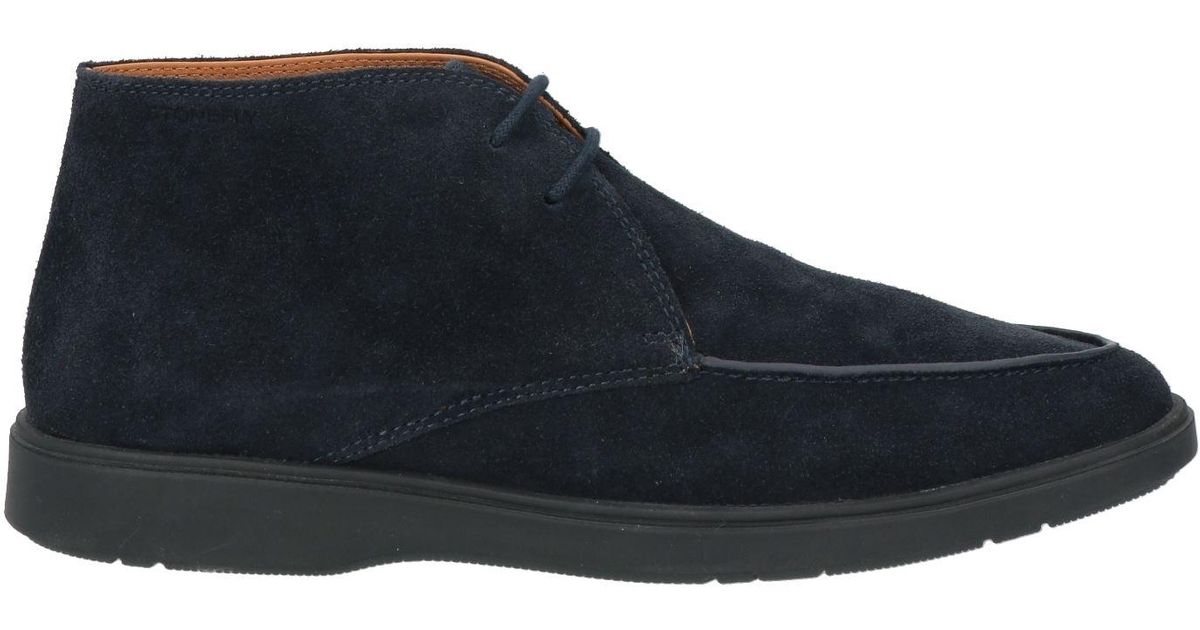 Stonefly Midnight Ankle Boots Leather in Blue for Men | Lyst