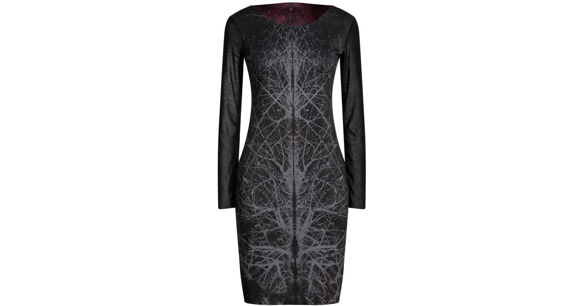 Animapop Mini Dress in Black | Lyst