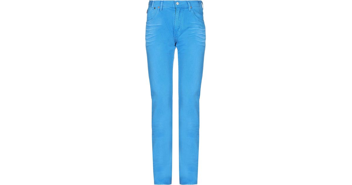 Paul Smith Denim Trousers in Azure (Blue) for Men - Lyst