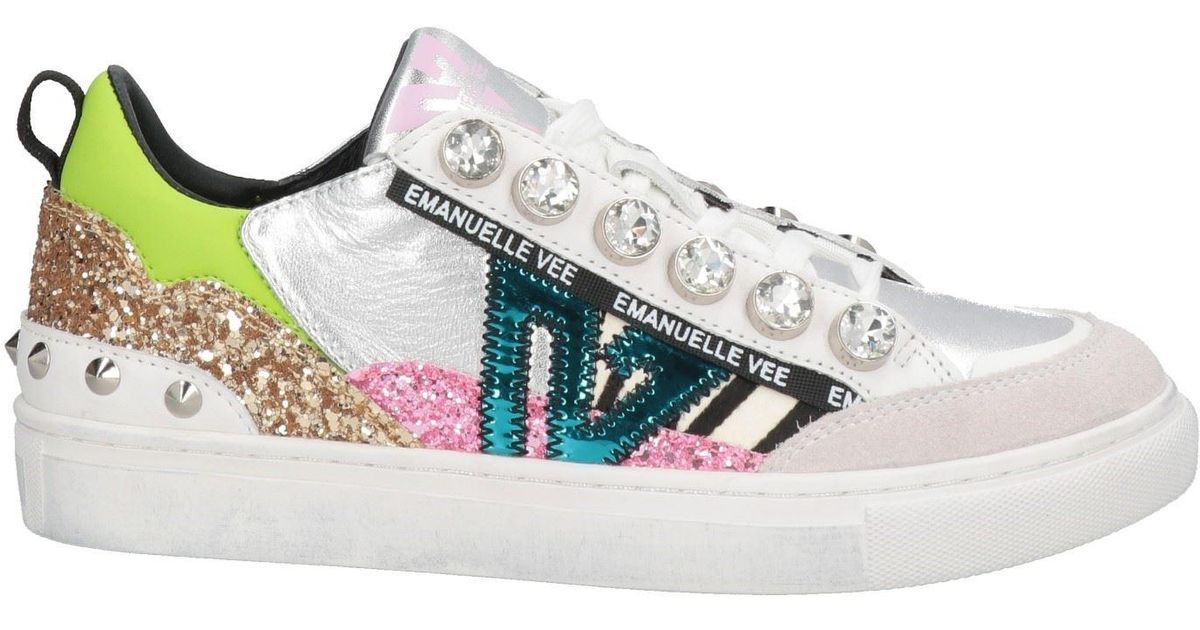 Emanuélle Vee Sneakers in White | Lyst UK