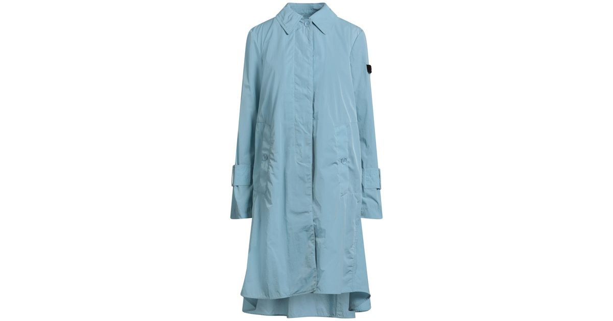Peuterey Overcoat & Trench Coat in Blue | Lyst UK
