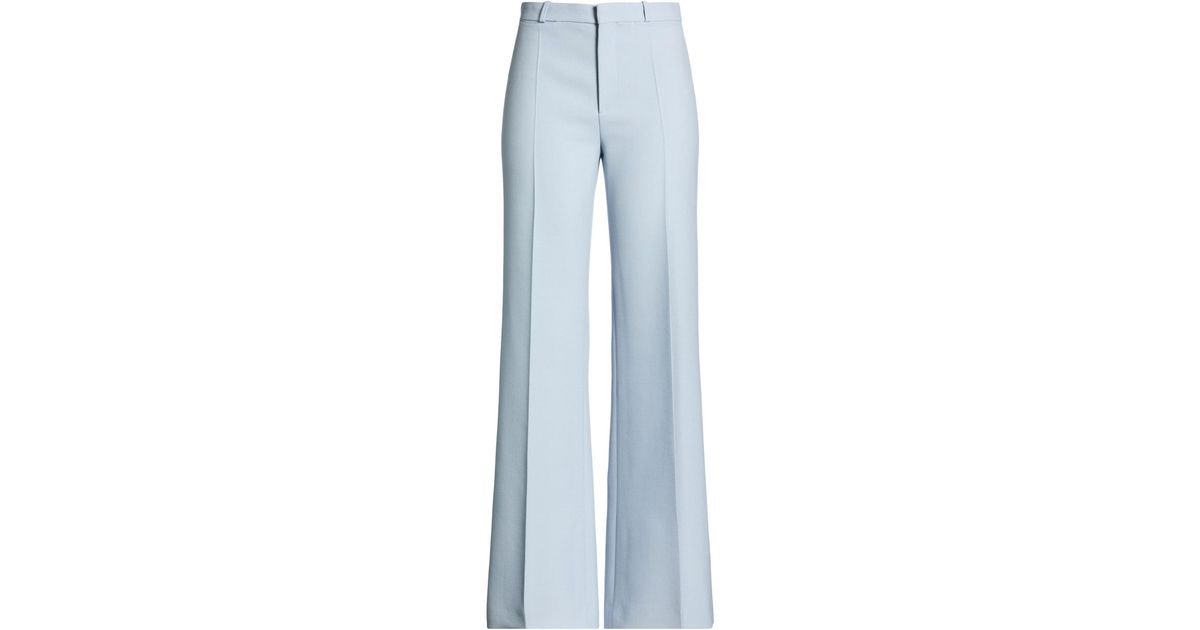Chloé Sky Pants Wool in Blue | Lyst UK