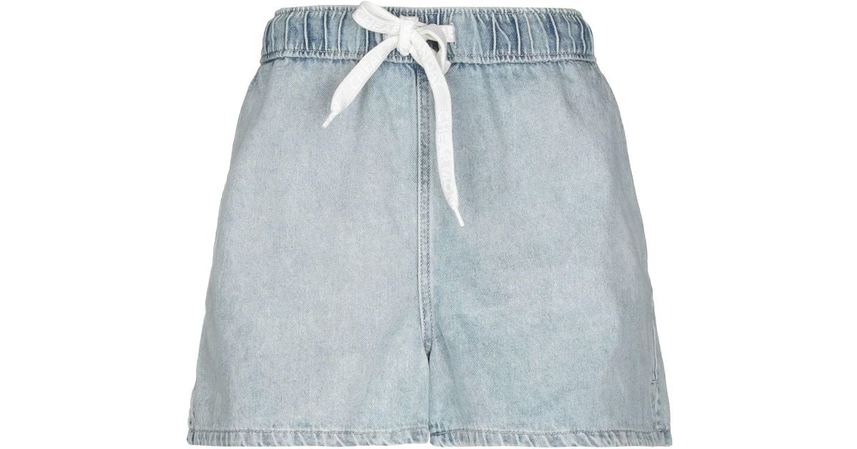 Cheap Monday Denim Shorts in Blue - Lyst