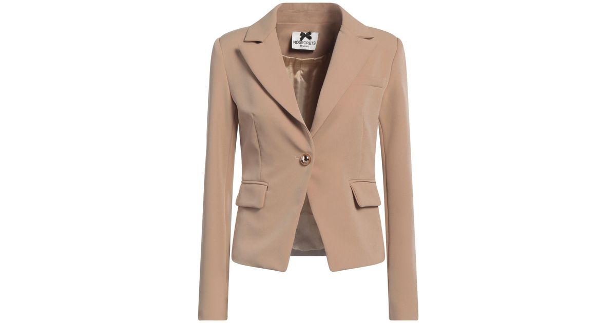 No Secrets Blazer in Natural | Lyst UK
