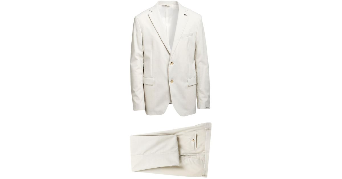 Paoloni Anzug in Weiß für Herren | Lyst DE