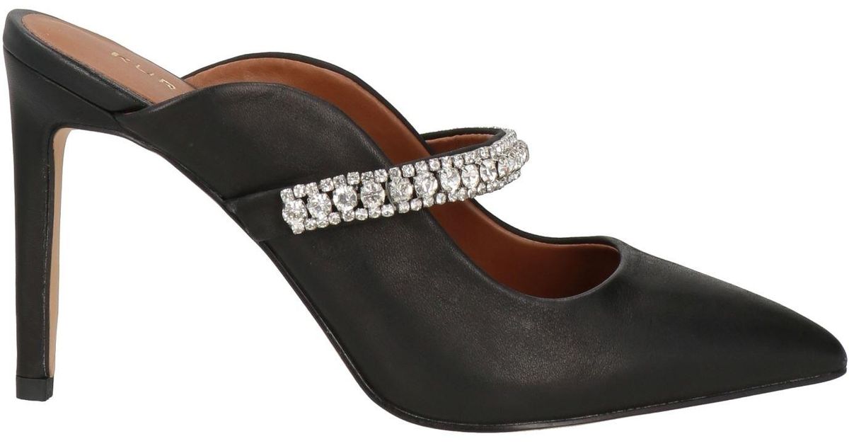 Kurt Geiger Mules & Clogs Leather in Black | Lyst