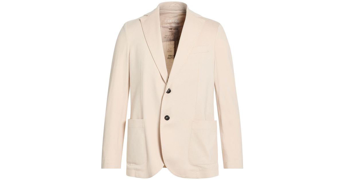 Circolo 1901 Blazers in Natural for Men | Lyst UK