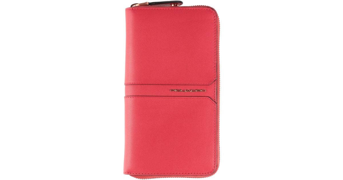 Piquadro Wallet in Pink | Lyst UK