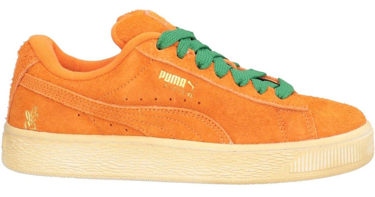 PUMA Carrots Sneakers Leather in Orange | Lyst UK