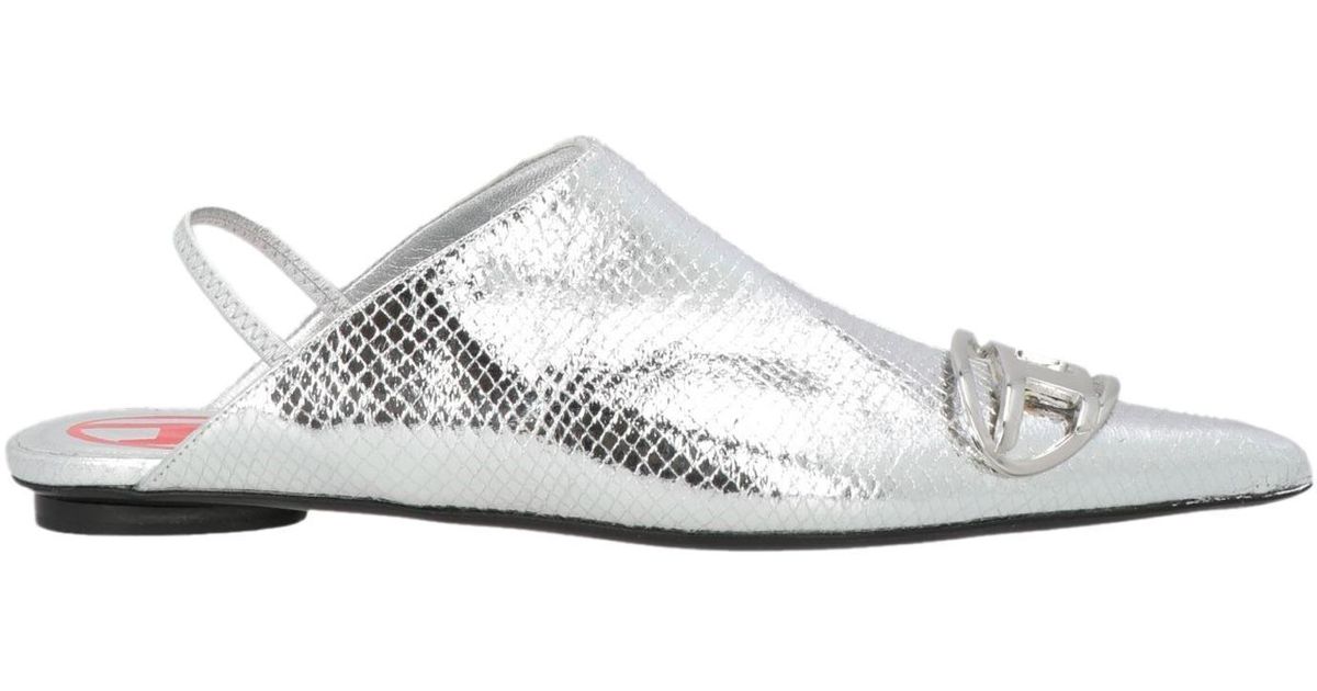 DIESEL Mules & Clogs Textile Fibers in White | Lyst