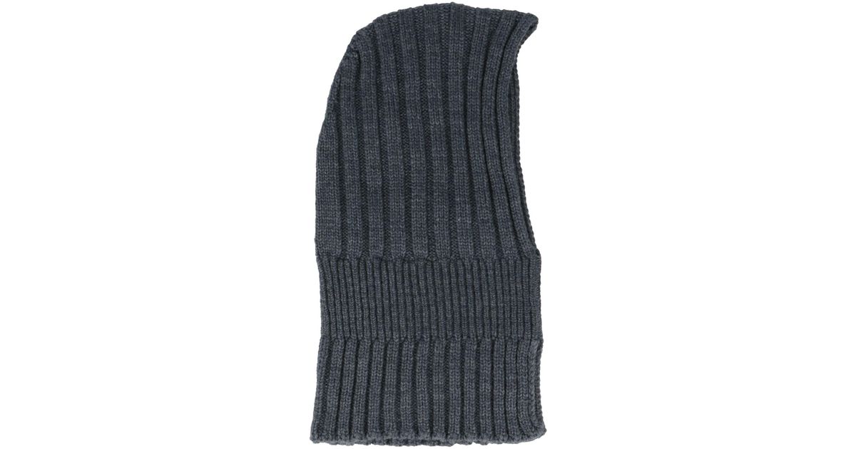 Emporio Armani Hat Virgin Wool, Acrylic in Blue for Men | Lyst