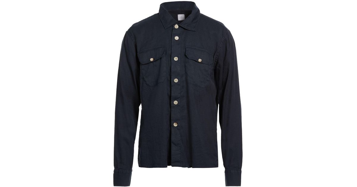 Eleventy Shirts in Blue for Men | Lyst UK