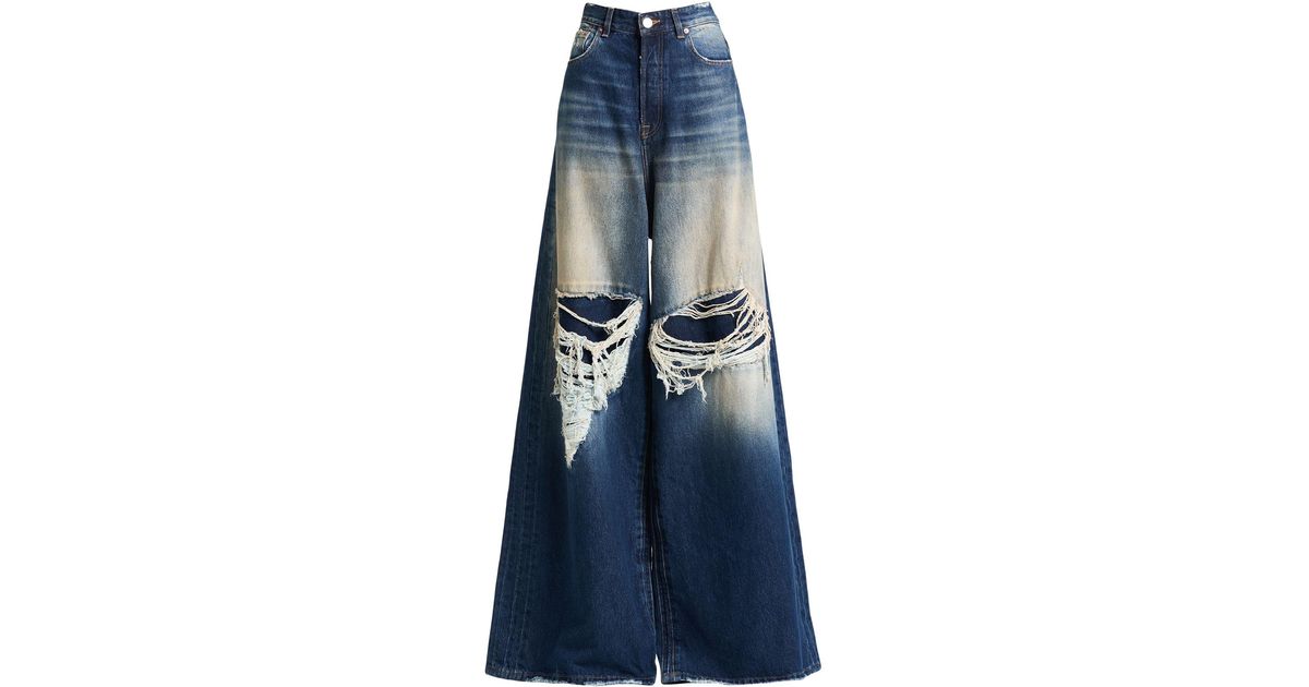 Vetements Jeans Cotton in Blue | Lyst