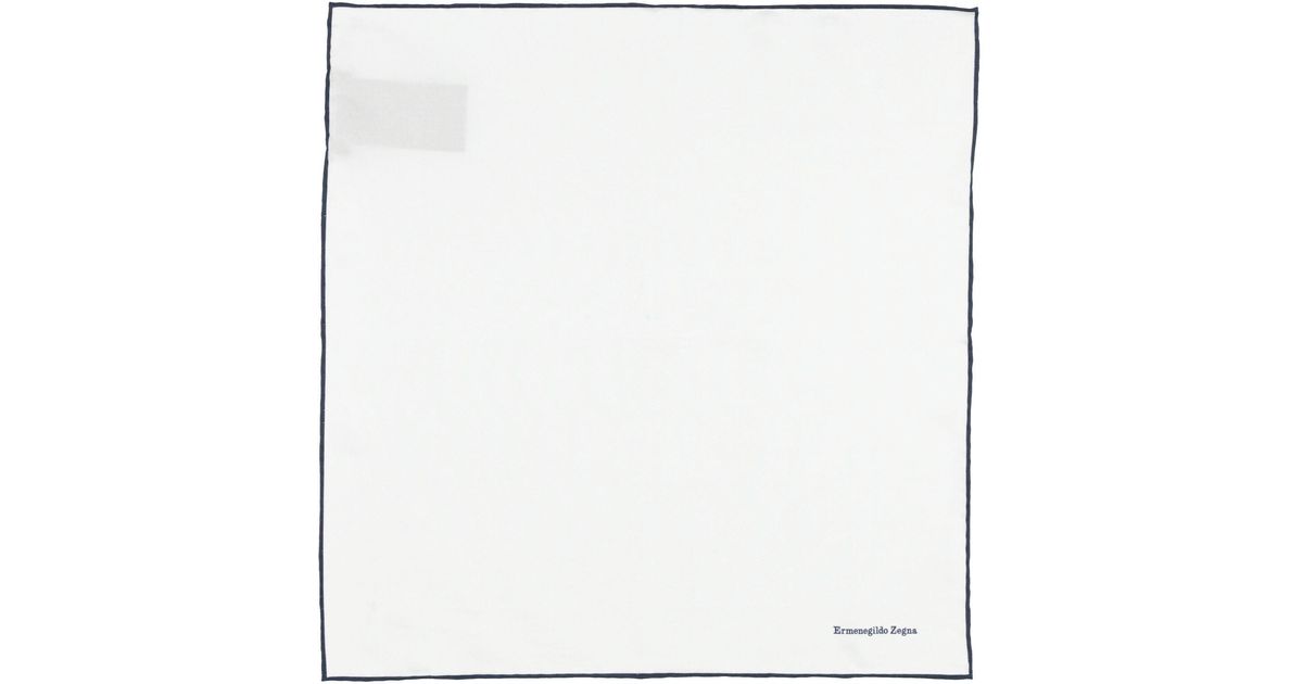 ZEGNA Scarf in White for Men | Lyst UK