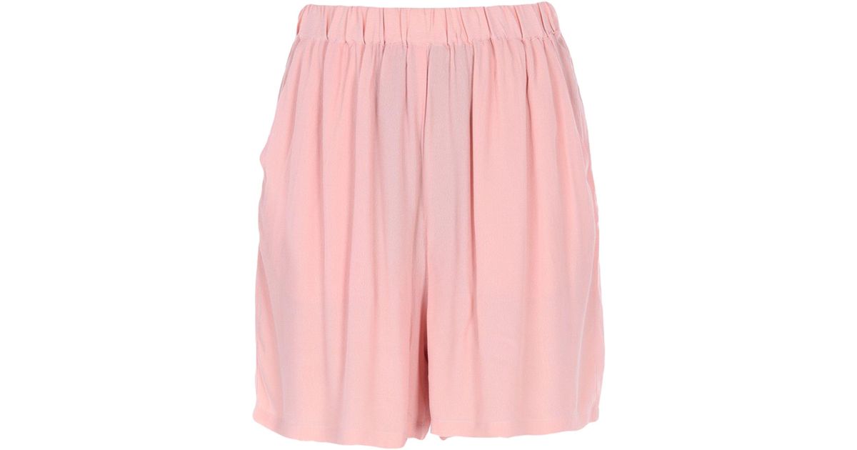 Minimum Synthetic Bermuda Shorts in Pink - Lyst