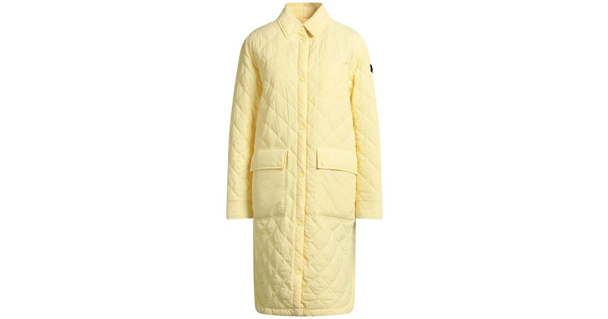 Peuterey Coat in Yellow | Lyst UK