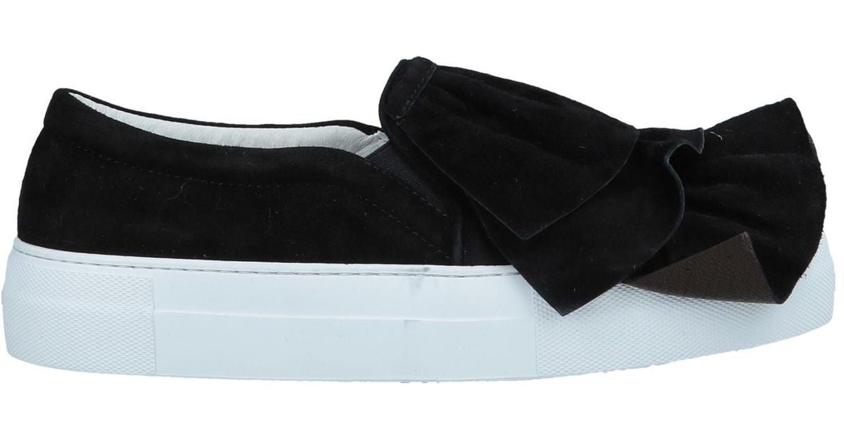 Joshua Sanders Sneakers Leather in Black | Lyst
