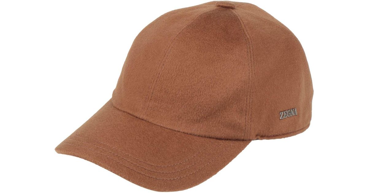 ZEGNA Hat in Brown for Men | Lyst UK