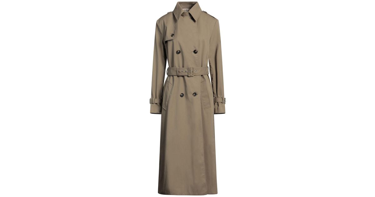 Zadig & Voltaire Khaki Overcoat & Trench Coat Cotton in Natural | Lyst