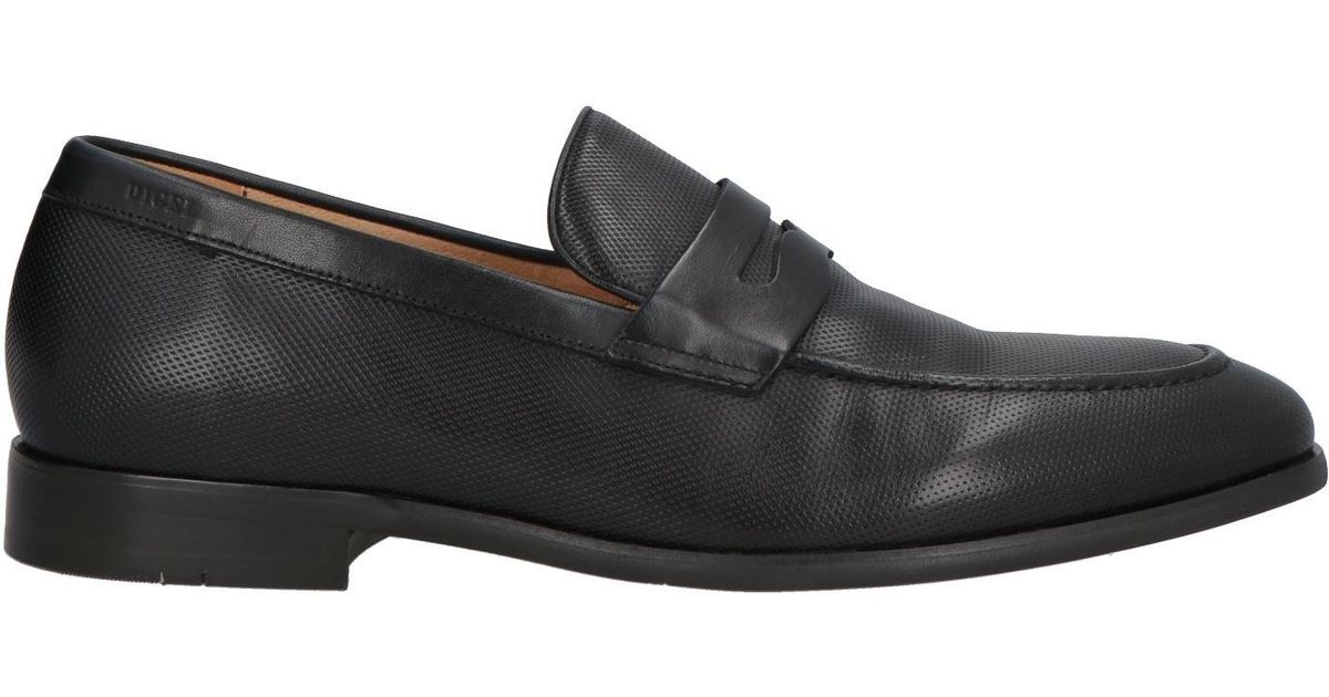 DIGEL Loafers Leather in Black for Men | Lyst