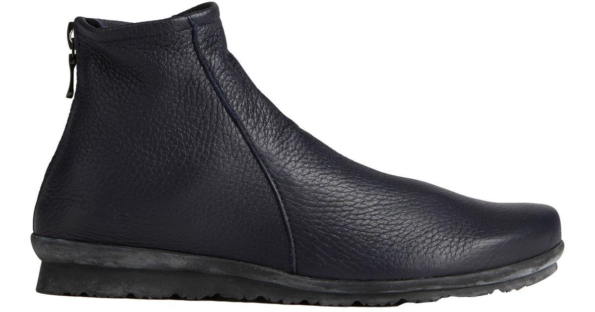 Arche Midnight Ankle Boots Leather in Blue | Lyst