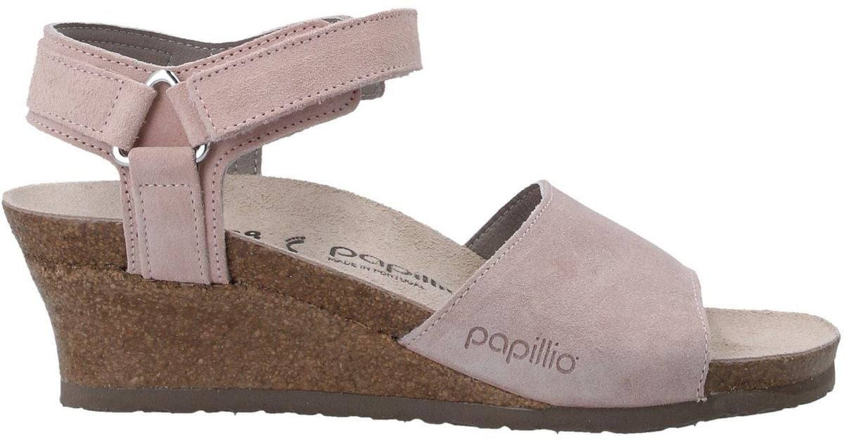Birkenstock Suede Sandals in Light Pink (Pink) - Lyst