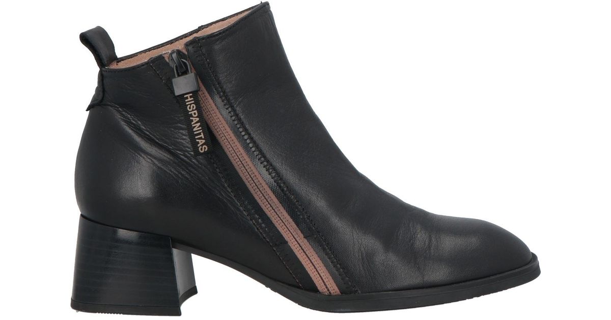 Hispanitas Ankle Boots Leather in Black | Lyst