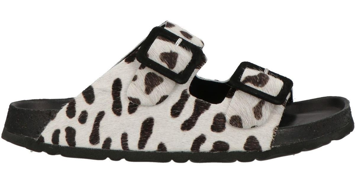 BIO.LAB Sandals Leather in White | Lyst