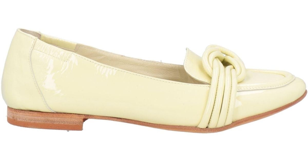 Bruglia Loafers Leather in Natural | Lyst