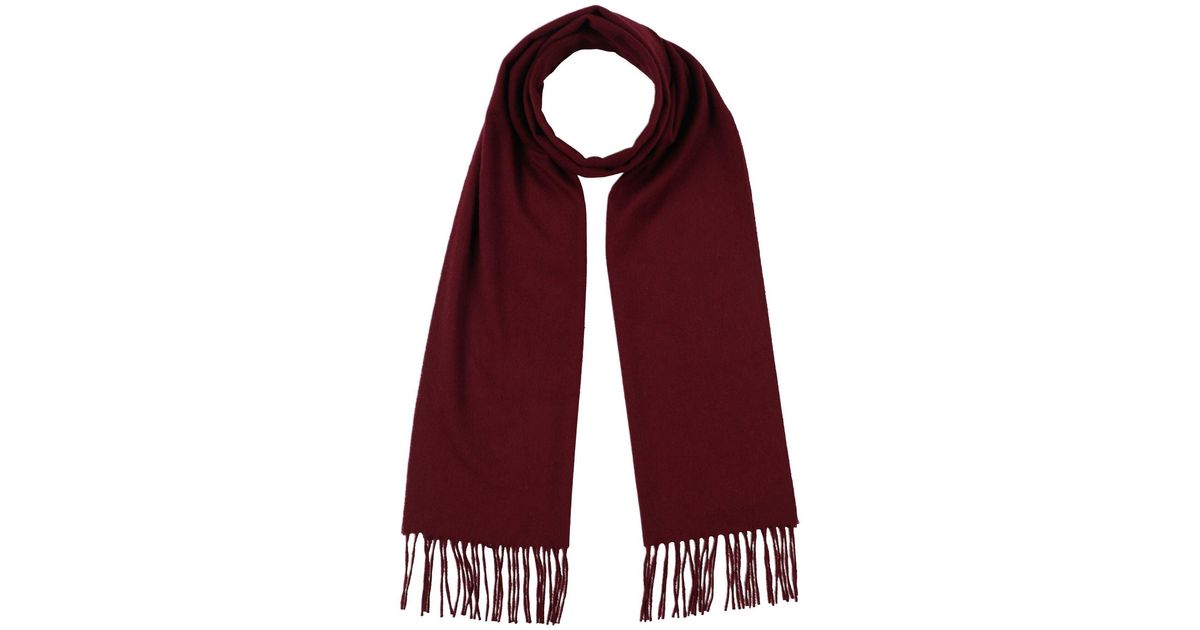 Longchamp Scarf Cashmere in Red | Lyst Australia