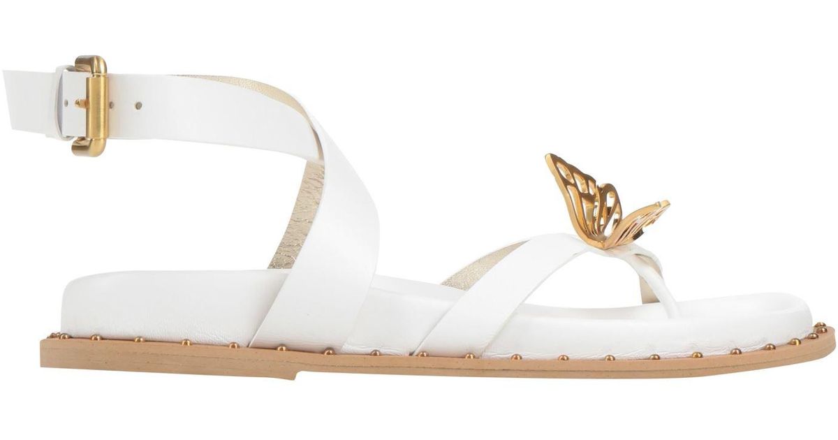 Sophia Webster Sandals Leather in White | Lyst