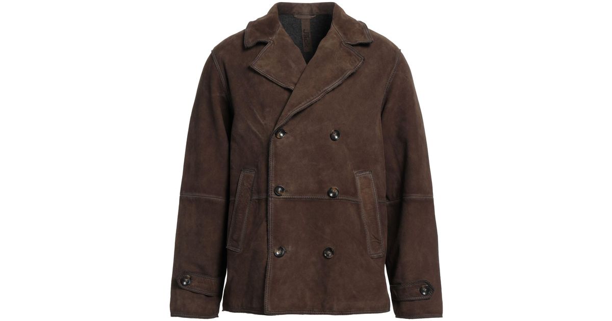 The Jack Leathers Coat Leather in Brown for Men | Lyst