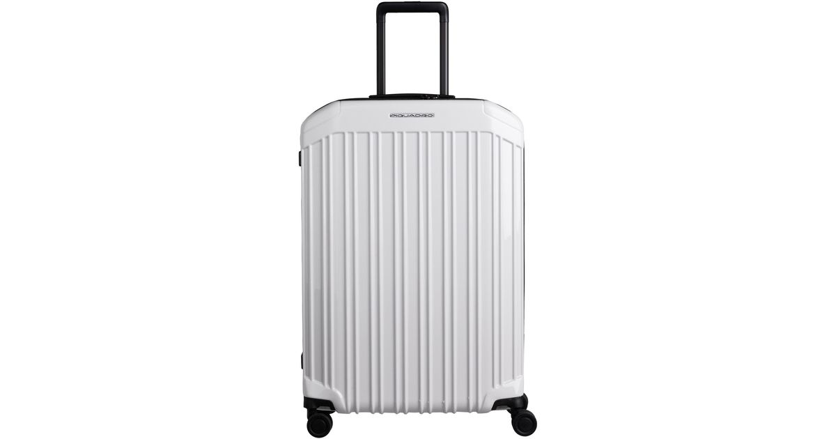 Piquadro Light Wheeled Luggage Polycarbonate in White | Lyst