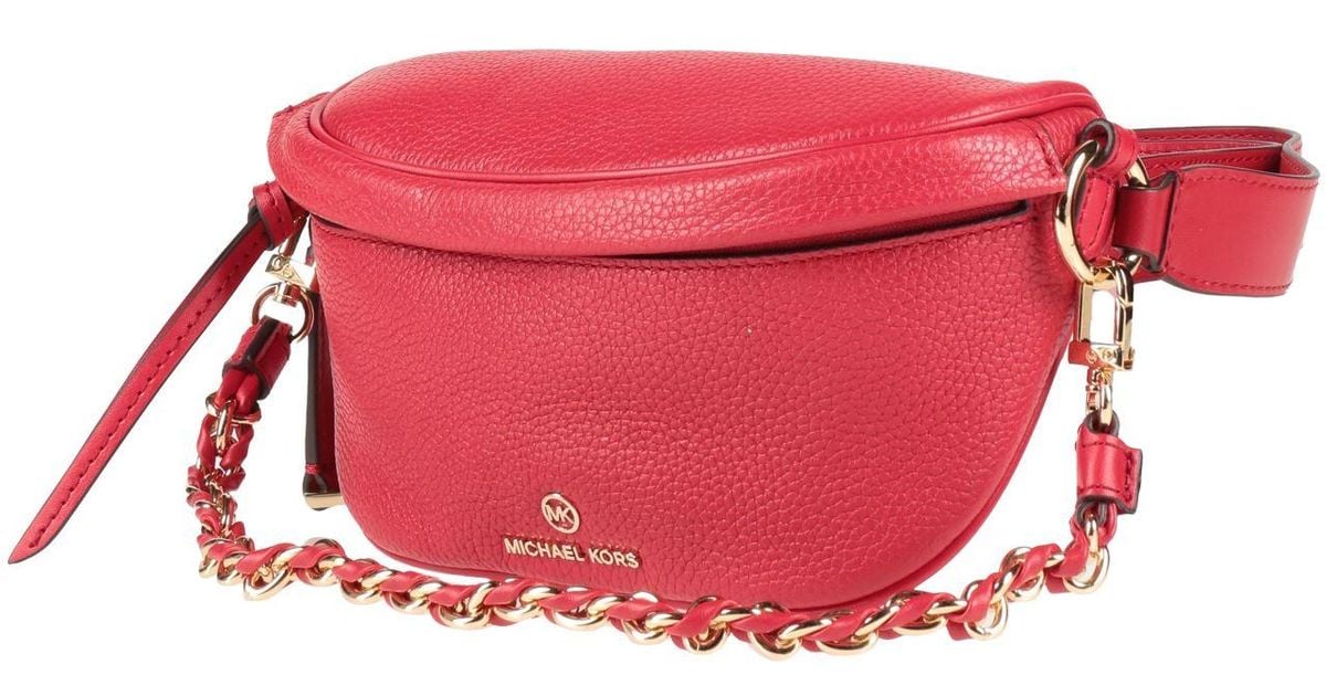 MICHAEL Michael Kors Belt Bag in Red | Lyst