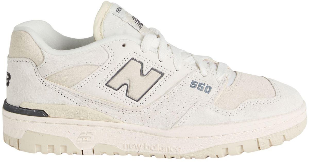 New Balance 550 Sneakers Leather in White | Lyst