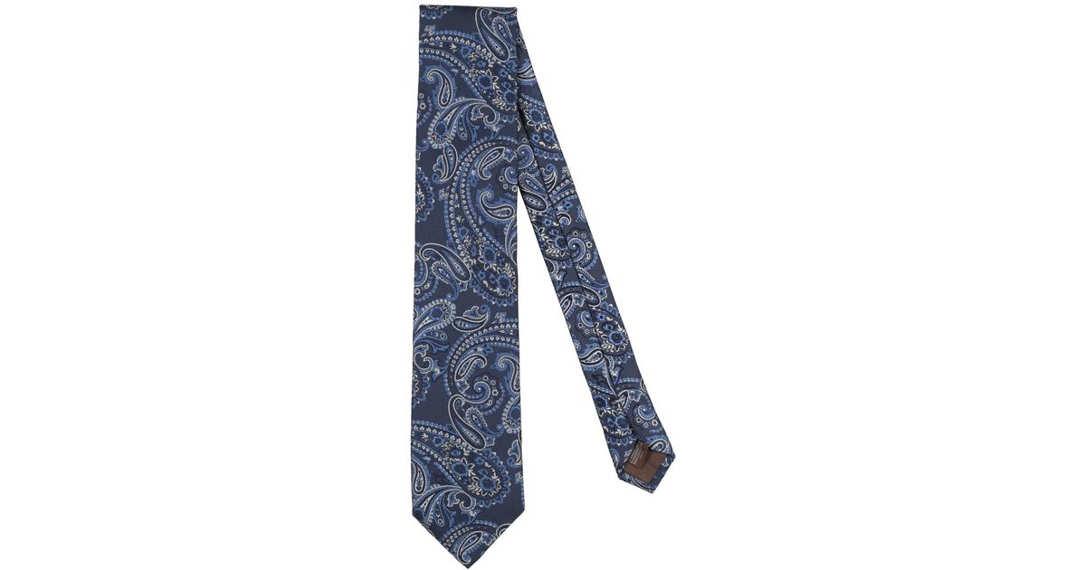 Canali Ties & Bow Ties in Blue for Men | Lyst UK