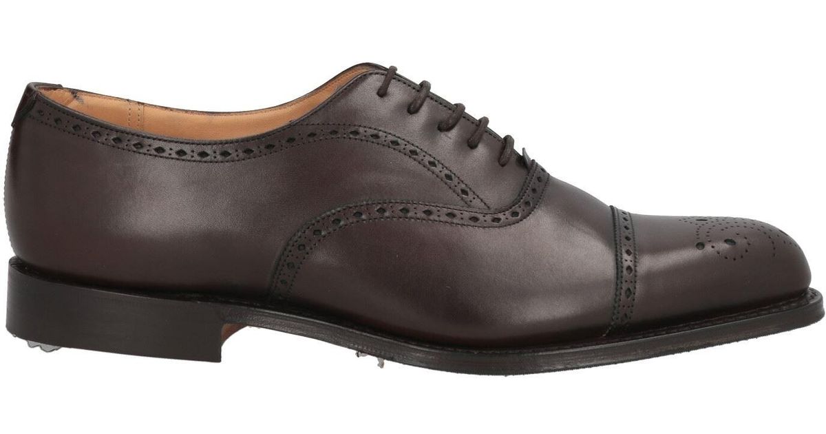 Church's Weymouth Dark Lace-Up Shoes Leather in Brown for Men | Lyst