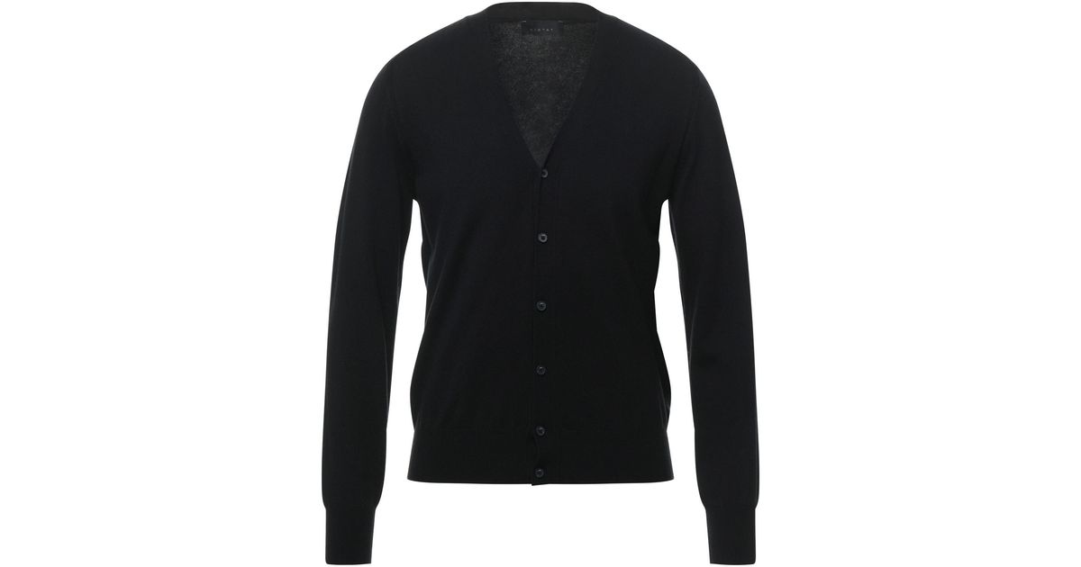 Diktat Cardigan in Black for Men | Lyst