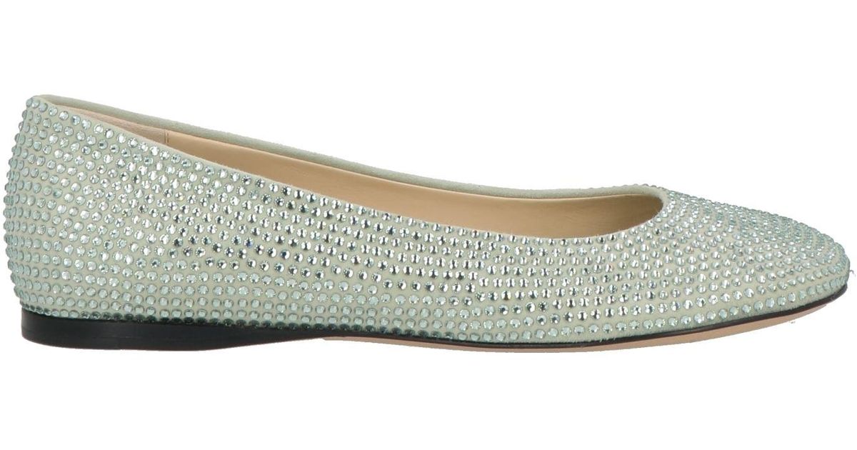 Loewe Ballet Flats in Gray | Lyst