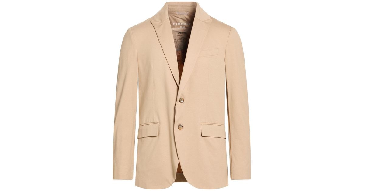 Circolo 1901 Blazer in Natural for Men | Lyst UK