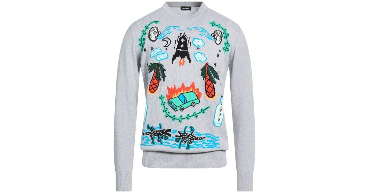 DIESEL Sweaters in Blue for Men | Lyst