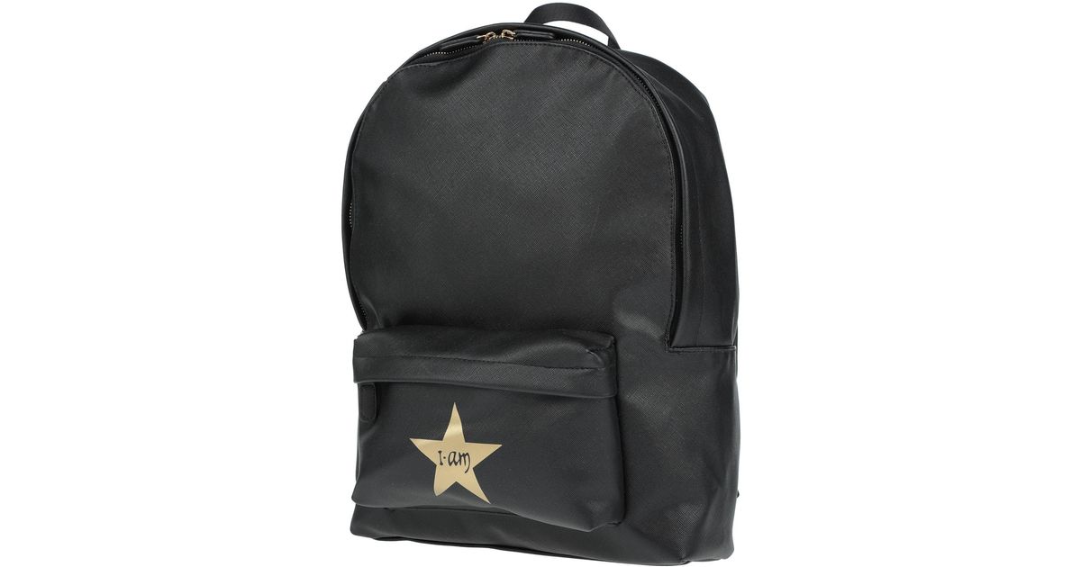 I AM STORES Backpack Textile Fibers in Black | Lyst