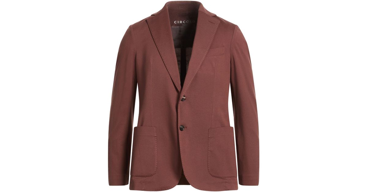 Circolo 1901 Blazers in Brown for Men | Lyst UK